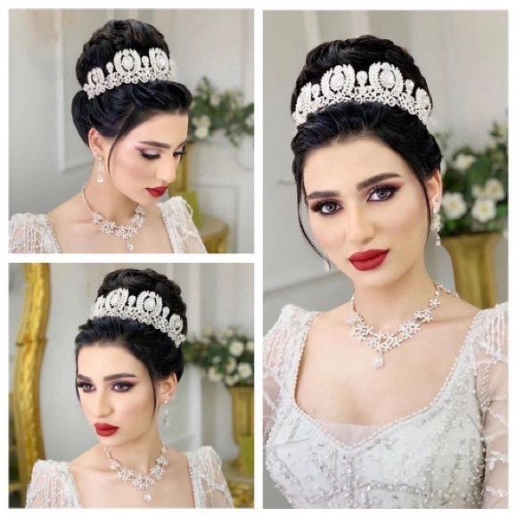 Accessories | Stunning Royal Crest Princess Queen Crystal Bridal Tiara ...